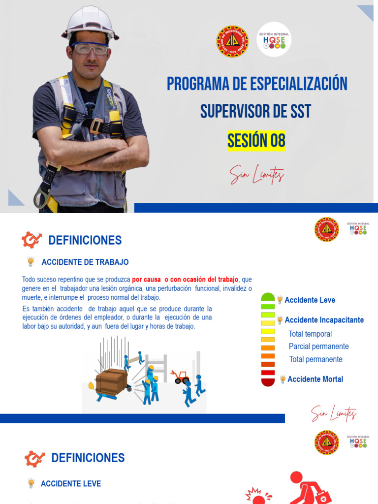 Sesion 08 Supervisor SST | PDF | Relaciones laborales | La seguridad