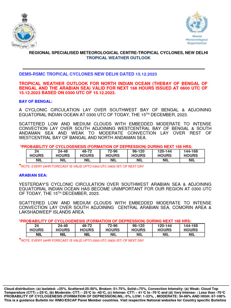 Tropical Weather Outlook | PDF | Tropical Meteorology | Natural Disasters