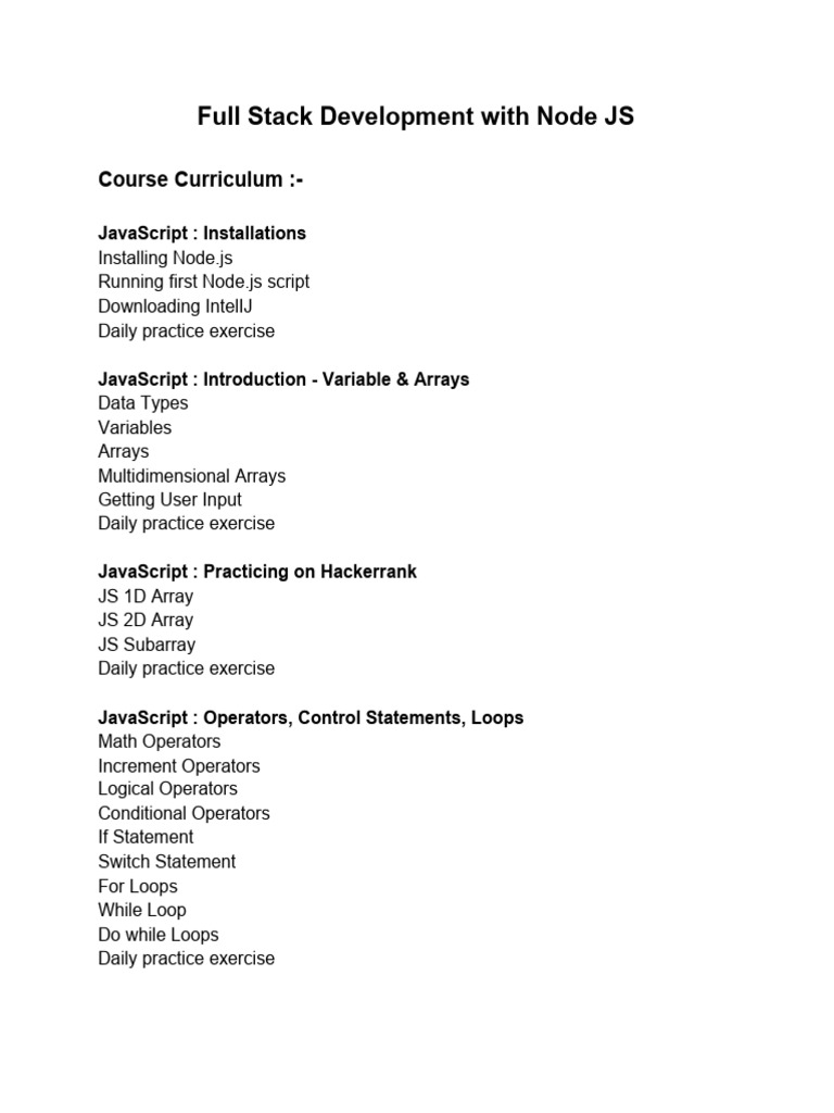 Node JS | PDF | Databases | Java Script