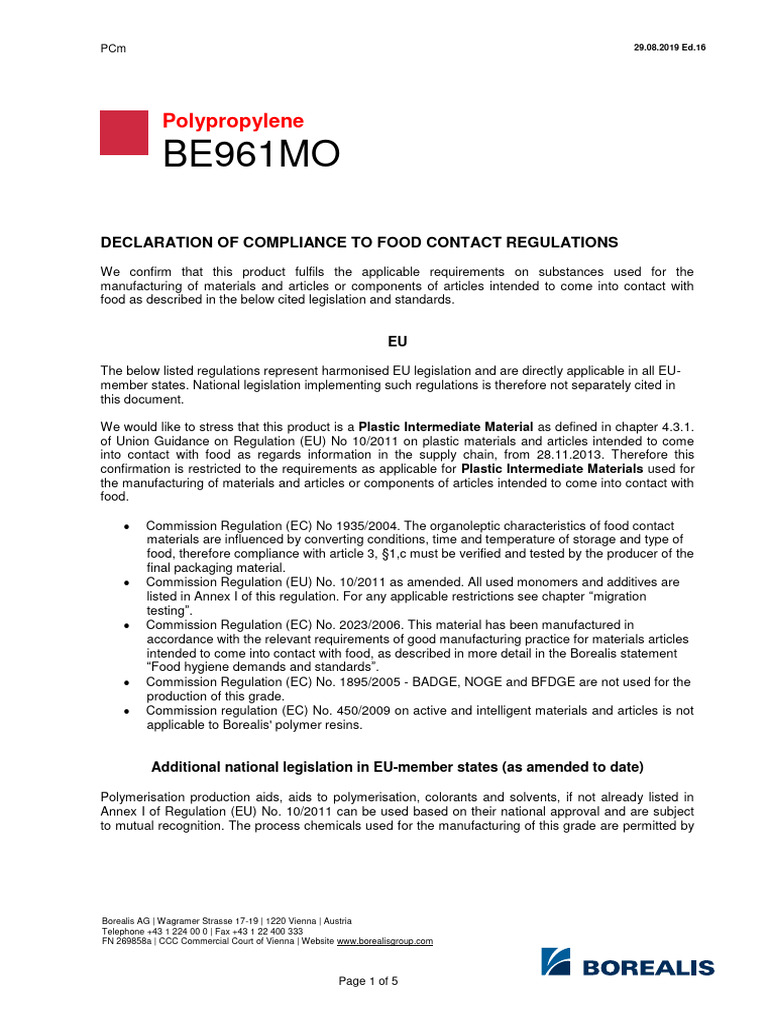 Be961mo Pl Stat Reg World En V16 Pls Food 44062 10051858 Pdf