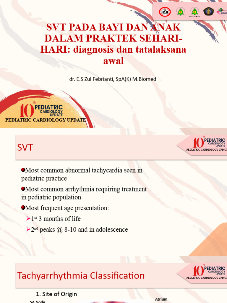Diagnosis Dan Tatalaksana Awal SVT | PDF | Cardiology | Cardiac Arrhythmia