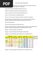 Capsim Cheat Sheet | PDF | Stocks | Bonds (Finance)