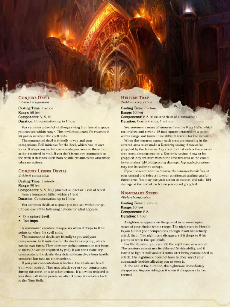 Hell Spells | PDF