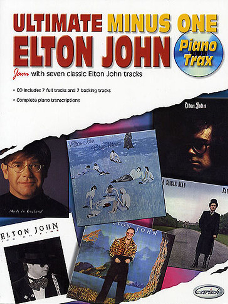 Elton John - Ultimate Minus One Piano Trax (Songbook) | PDF
