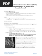 Hip MRI Imaging Protocols Guide | PDF | Pelvis | Hip