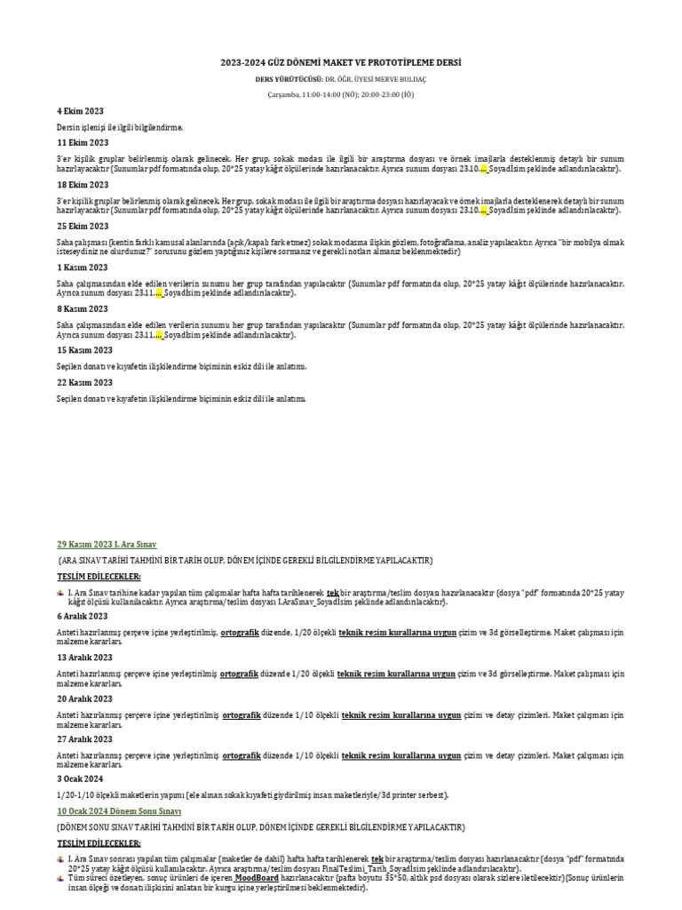Maket Ve Prototipleme | PDF