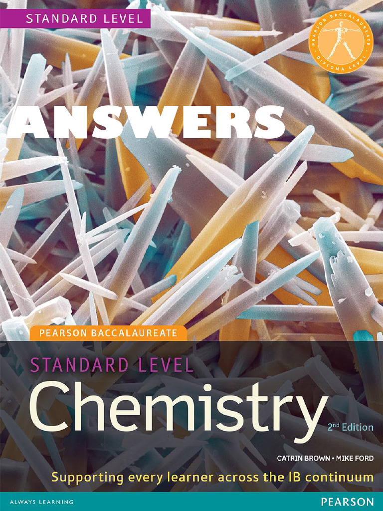 Chemistry SL - Answers - Second Edition - Pearson 2014 | PDF | Ionic ...