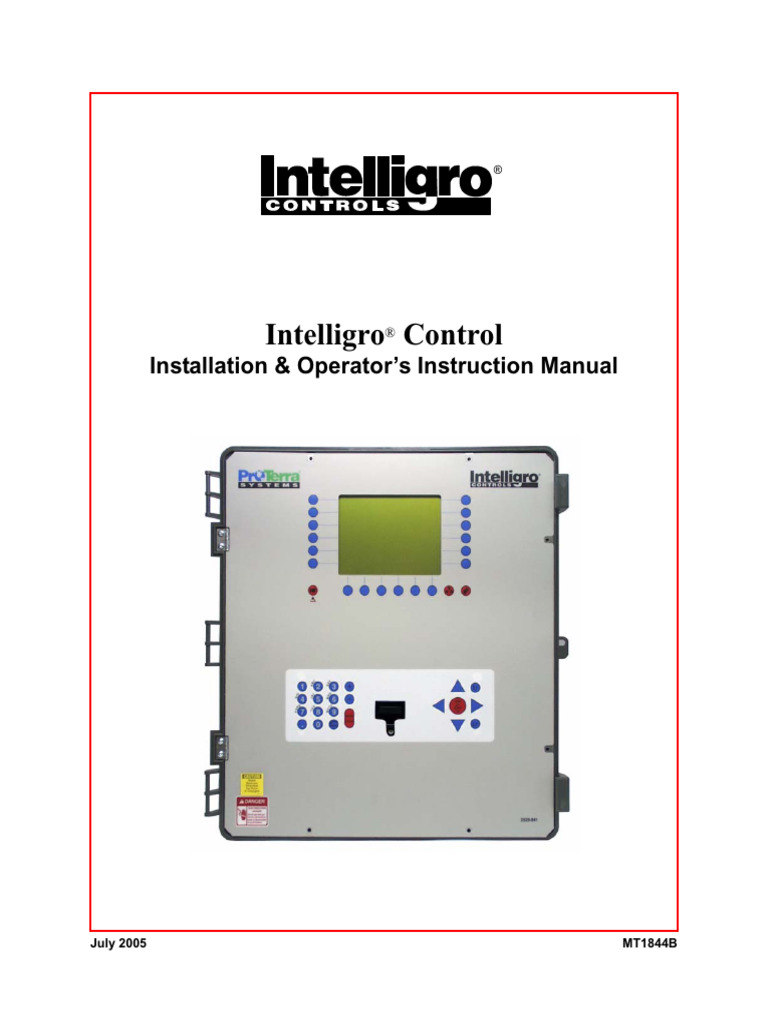 Intelligro® Control - Agile Mfg. | PDF | Safety | Cursor (User Interface)
