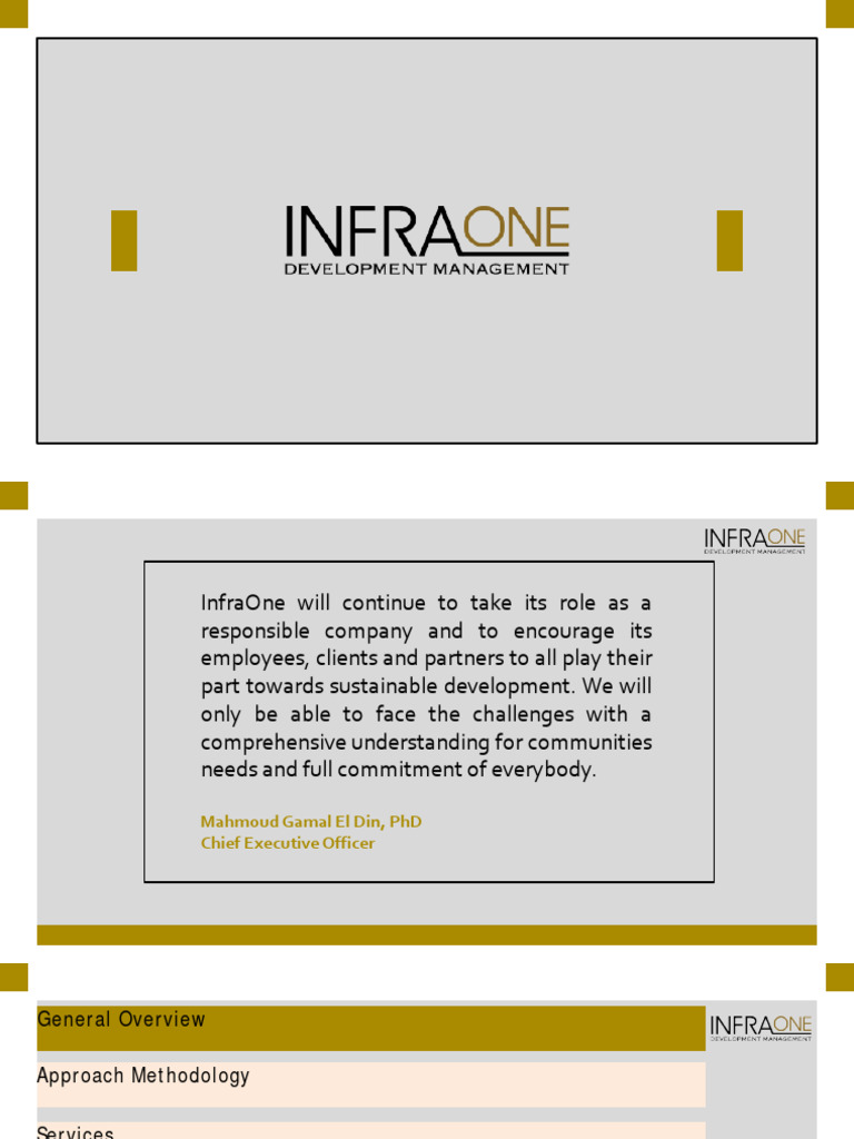 InfraOne Profile English.3.2023 - Main | PDF | Infrastructure | Power ...