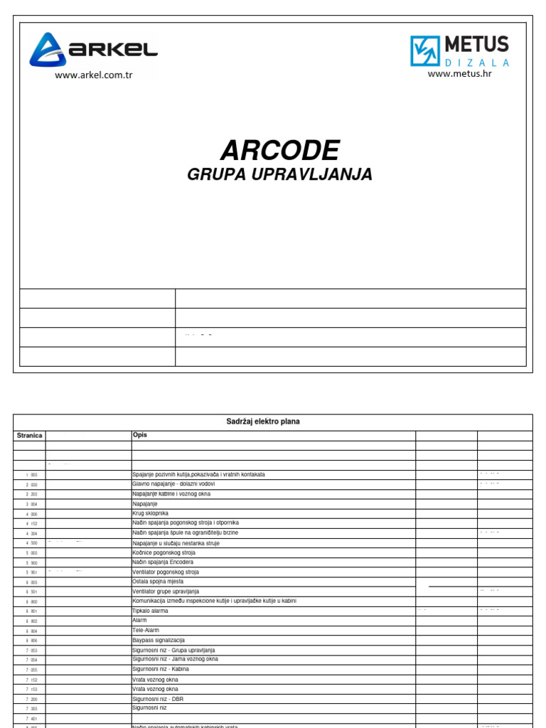 Arcode Shema Na Hr | PDF