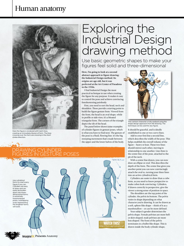 Industrial Design in Figure Drawing | PDF | Pelvis | Human Leg