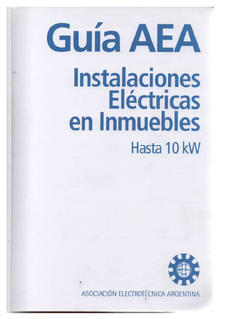 Guia Aea Instalaciones-Electricas Hasta 10kv | PDF