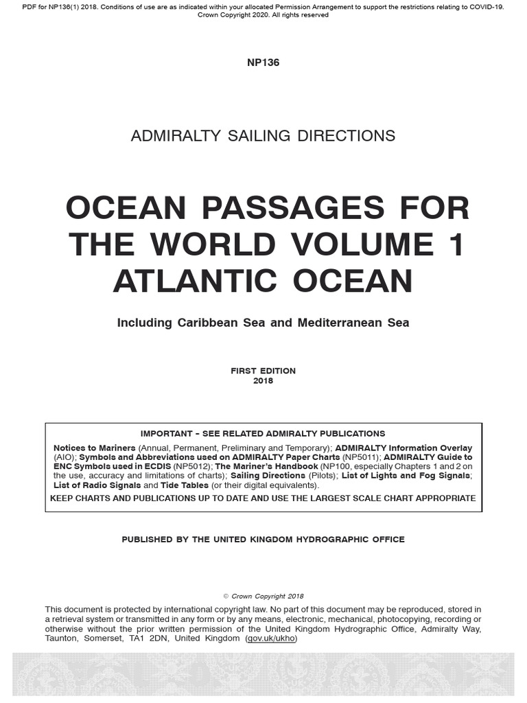 NP136 1 2018 | PDF | Hydrography | Navigation