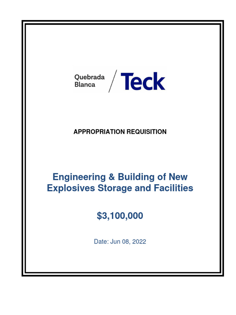 AR-Engineering Building of New Explosives Storage and Facilities Qb2 Rev7signed | PDF ...