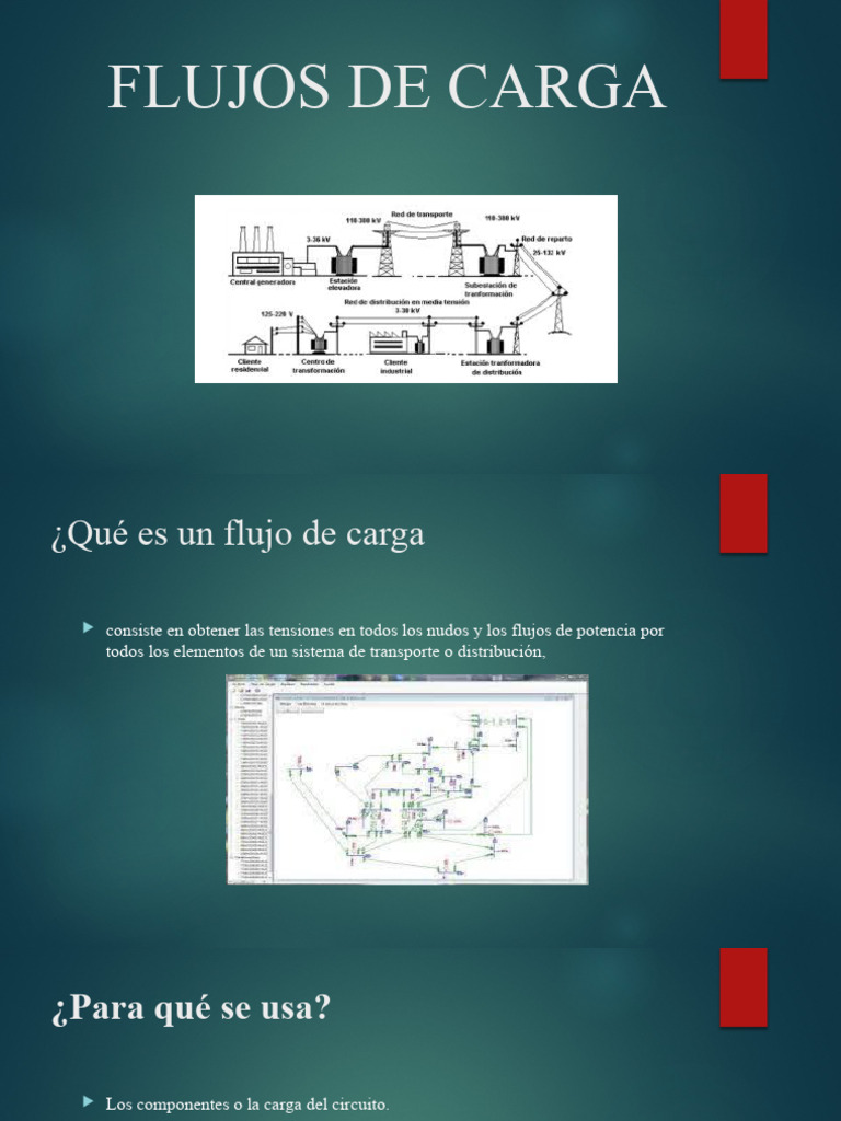 Flujos de Carga | PDF | Energia electrica | Transformador