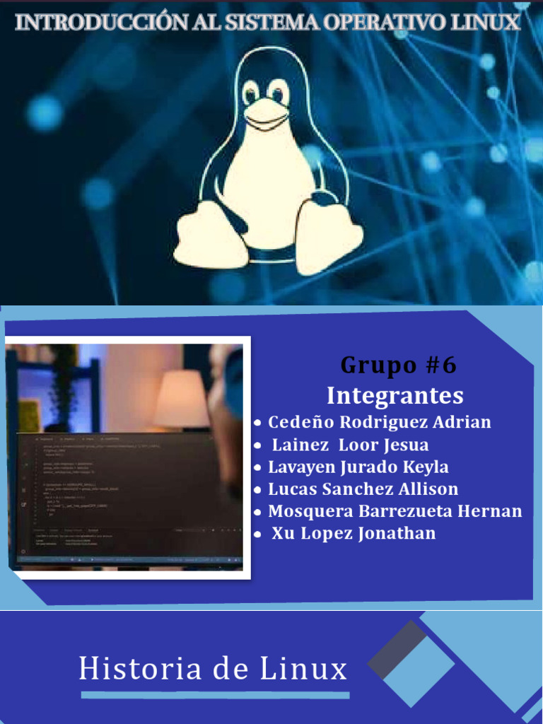 SISTEMAS OPERATIVOS Introduccion A Linux Exposicion | PDF | Distribución de Linux | Interfaz de ...