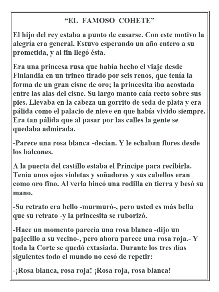 El Famoso Cohete | PDF