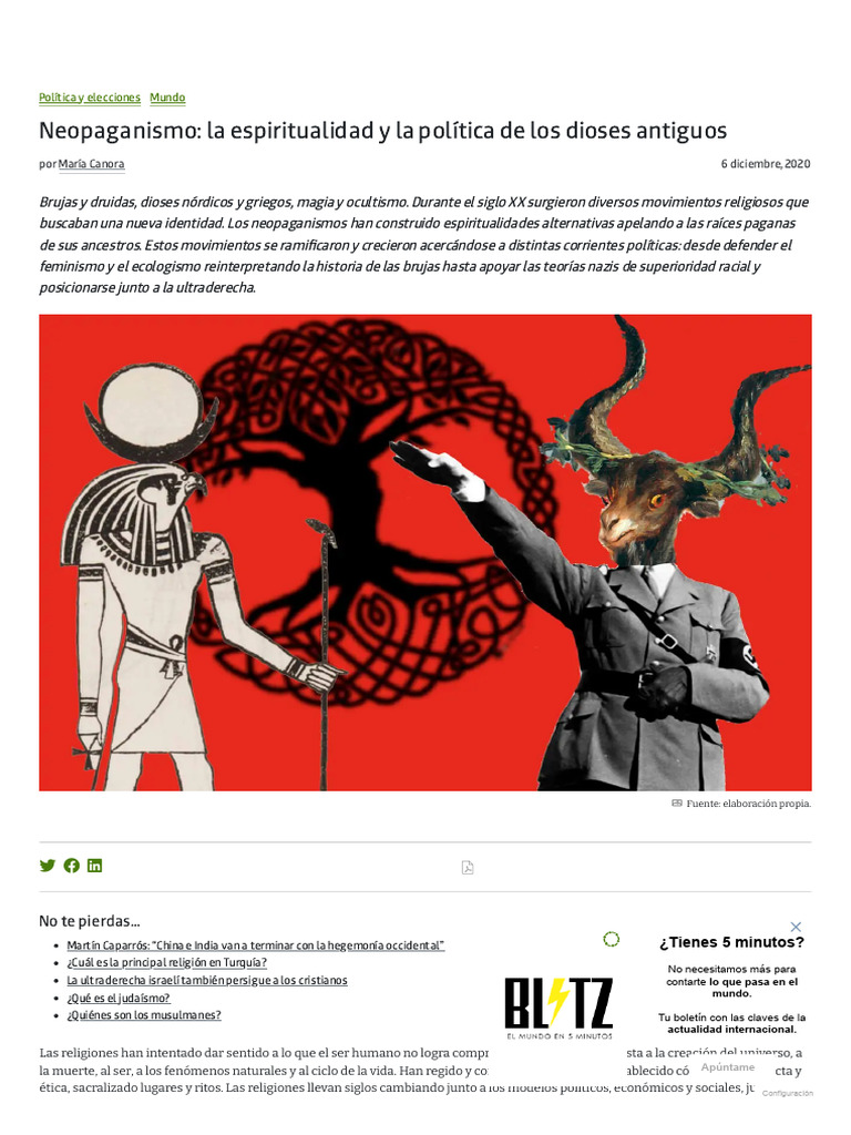 Neopaganismo: espiritualidad y política | PDF | Paganismo moderno ...