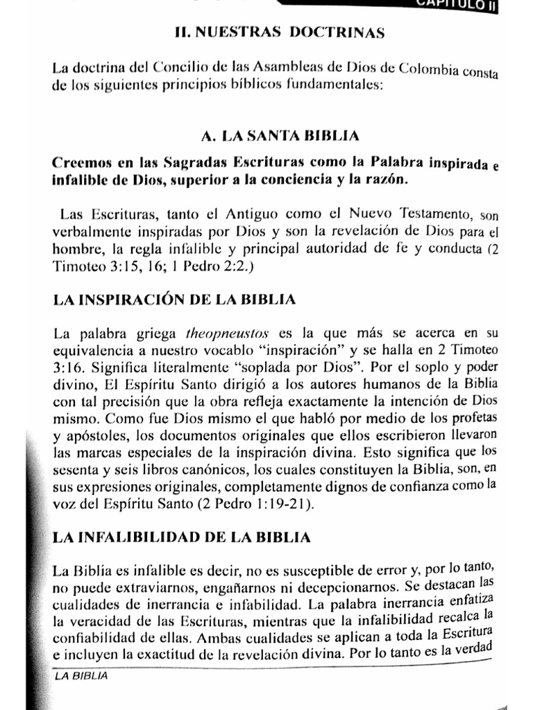 Manual de Doctrinas Biblicas A.D | PDF