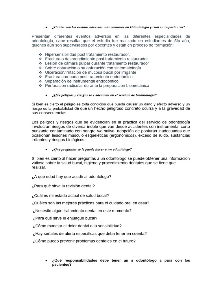 Foro N°3 | Descargar gratis PDF | Odontología | Enfermedades y trastornos