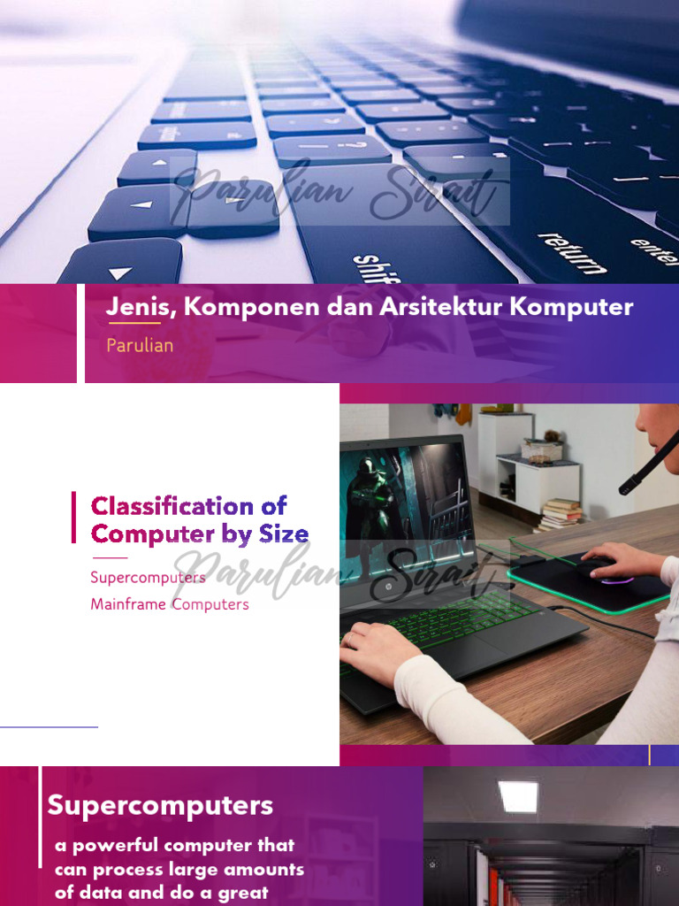 Jenis Komponen Dan Arsitektur Komputer | PDF | Computer Data Storage ...