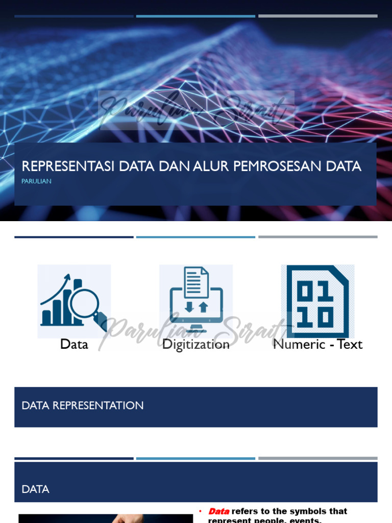 Representasi Data Dan Alur Pemrosesan Data | PDF | Byte | Computer Data