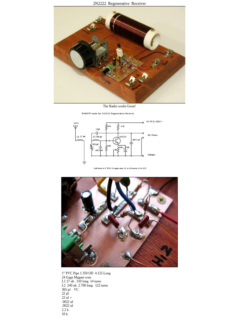 2N2222 Regen | PDF | Science & Mathematics