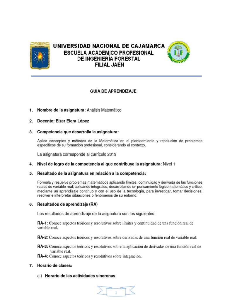 Guía de Aprendizaje Anal. Mat. Vacacional 2021 - i | PDF | Evaluación ...