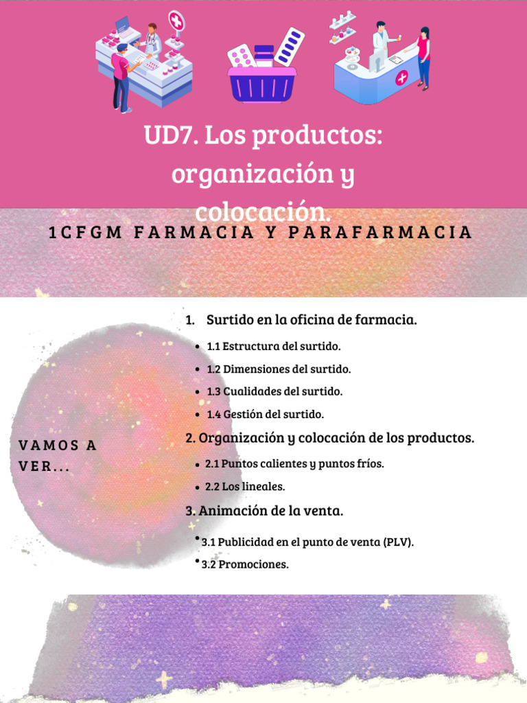 UD 7 Los Productos - Organización y Colocación | PDF