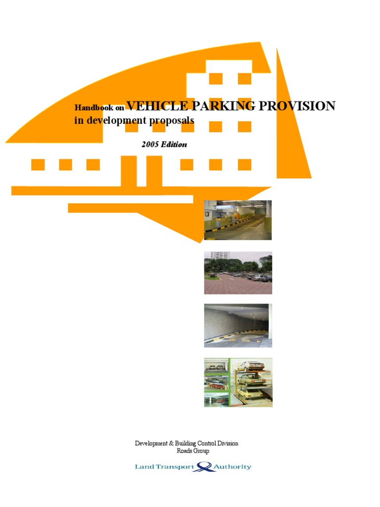 Handbook On Vehicle Parking Provision in Devt Proposals | PDF | Traffic | Parking Lot