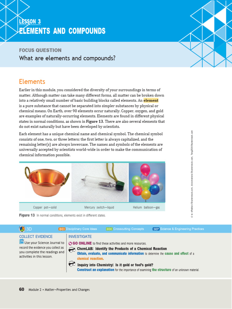 Unit 1 Sampler Inspire Chemistry - Removed | PDF | Mixture | Chemical ...