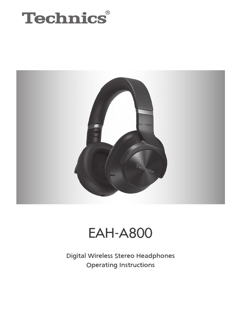 Eah A800 Pnqp1574za Full Eng S | PDF | Bluetooth | Headphones