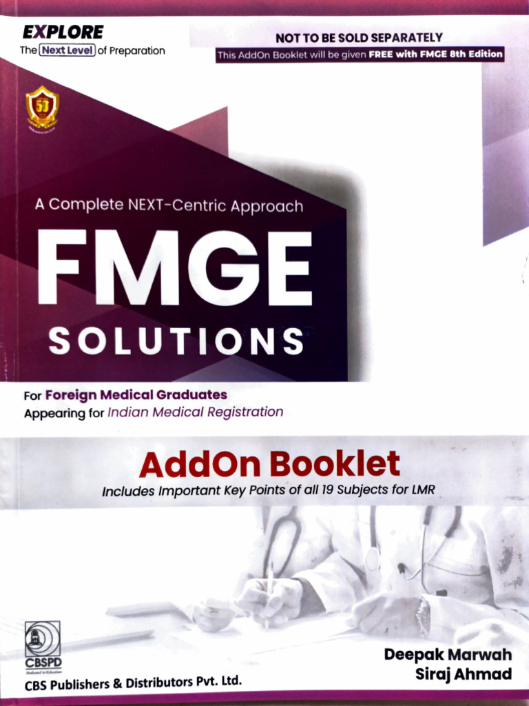 LMR FMGE Solution Ed 8 | PDF