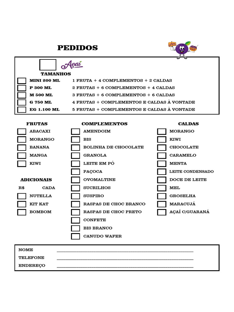 PEDIDO 1 Via | PDF
