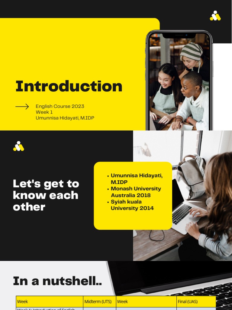 Week 1 Introduction Pptx Pdf