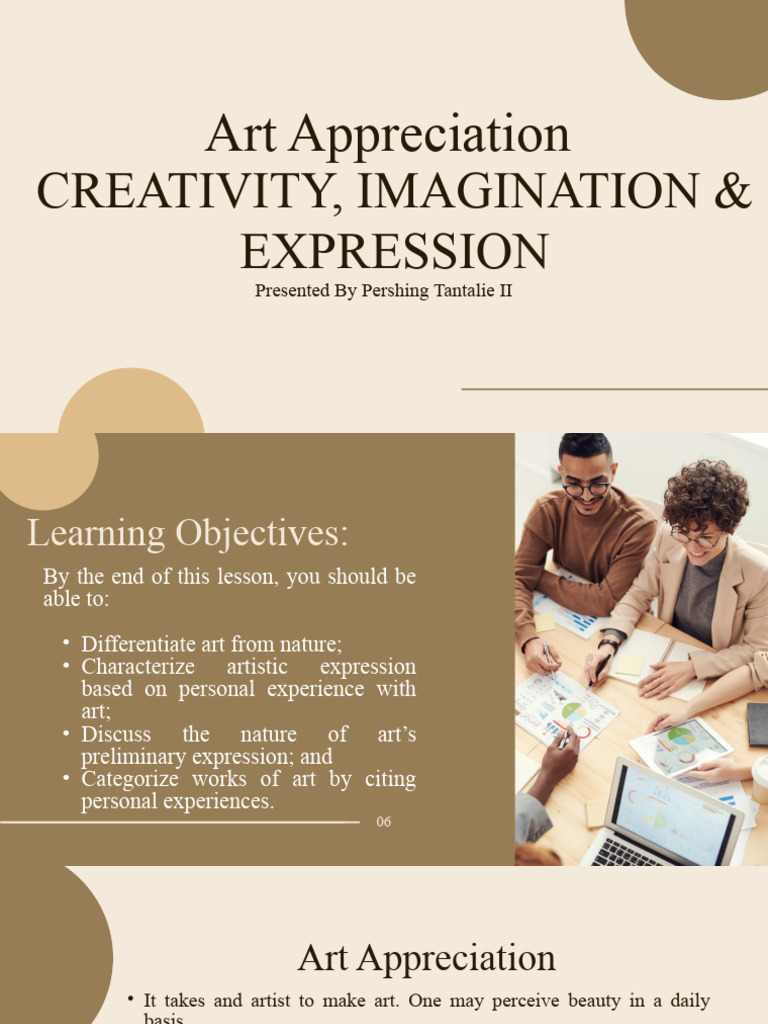 Art Appreciation 1 | PDF | The Arts | Imagination