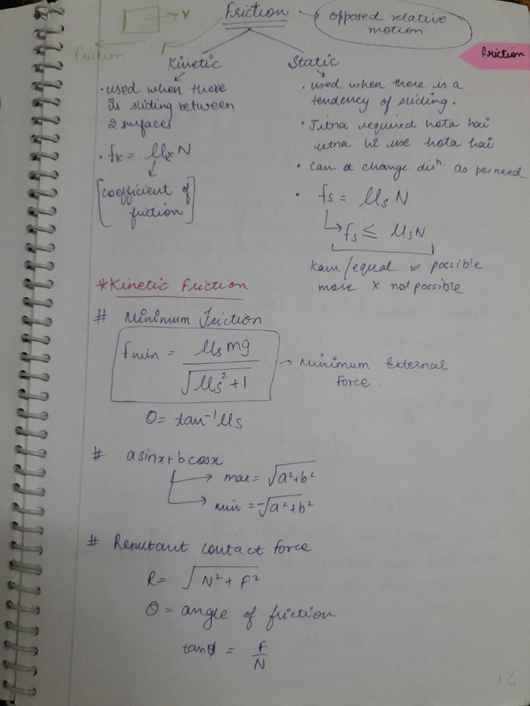 Friction & Wpe | PDF