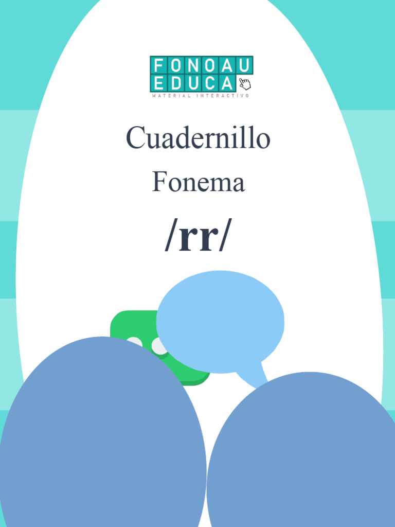 Cuadernillo Fonema RR | PDF | Vocal