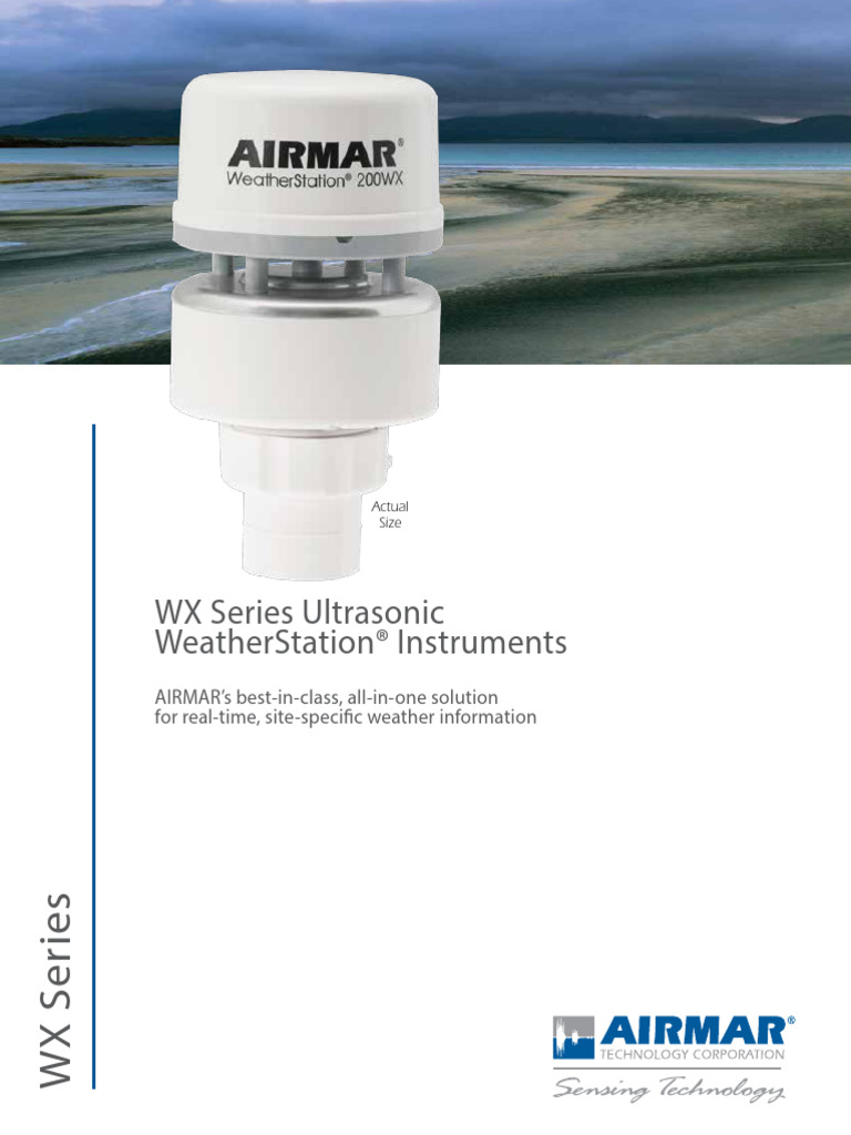 200 WX | PDF | Wind Speed | Sensor