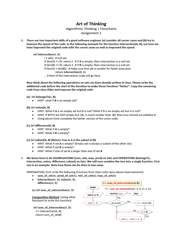 AoT 02 Structure Flowchart Assignment 2 | PDF | Function (Mathematics ...