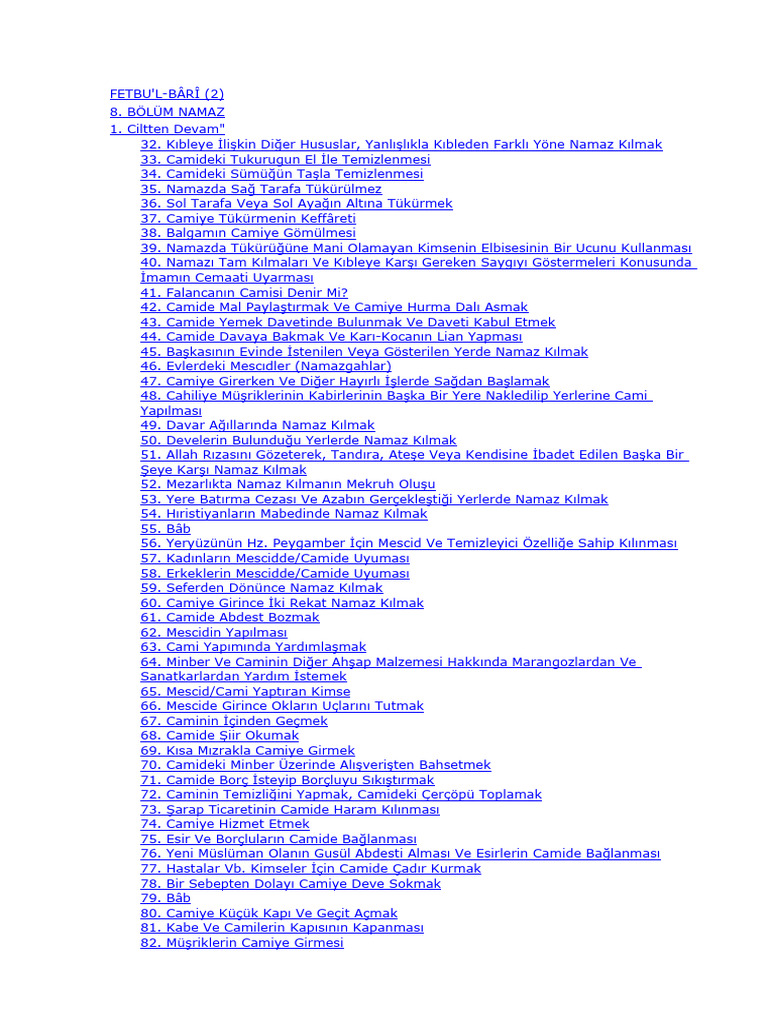Fethul Bari 2 Cilt | PDF