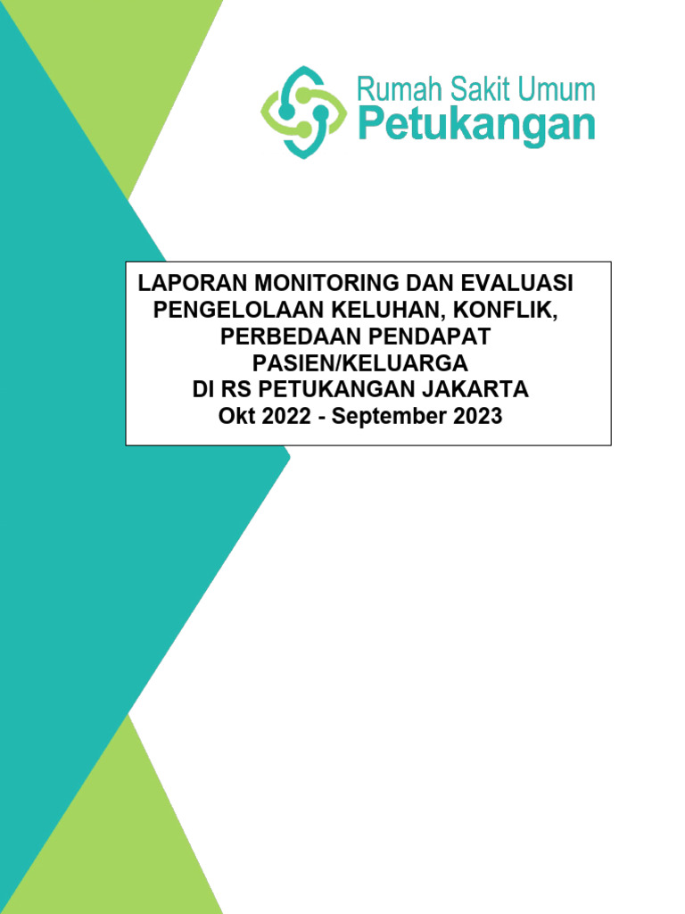 LAPORAN MONITORING DAN EVALIASI KOMPLAIN 2023 | PDF