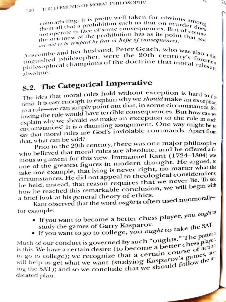 Kant - Categorical Imperative | PDF | Immanuel Kant | Philosophical Theories