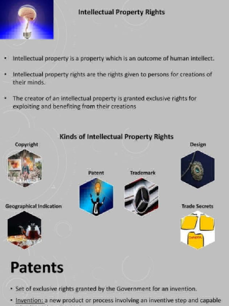 Law PPT Patent Definition | PDF