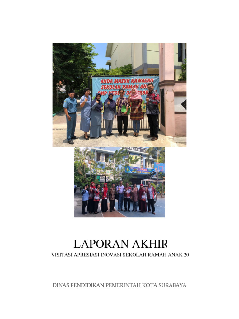 Laporan Akhir Kegiatan Visitasi Aisra 2019 - 1 | PDF