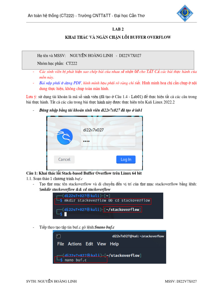 ATHT Lab2 Nguyenhoanglinh Di22v7x027 Ver8 | PDF