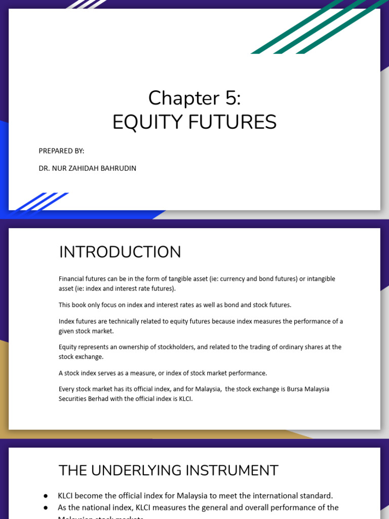 Chapter 5 - Equity Futures | PDF | Futures Contract | Hedge (Finance)