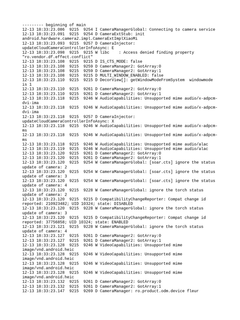 Log Cat 1702467203041 | PDF | Computer Programming | Computer Engineering