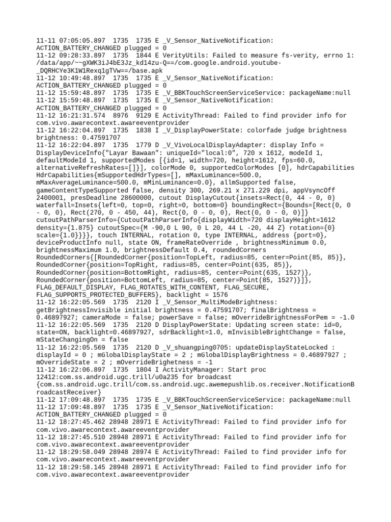 Log | Download Free PDF | Operating System Technology | System Software