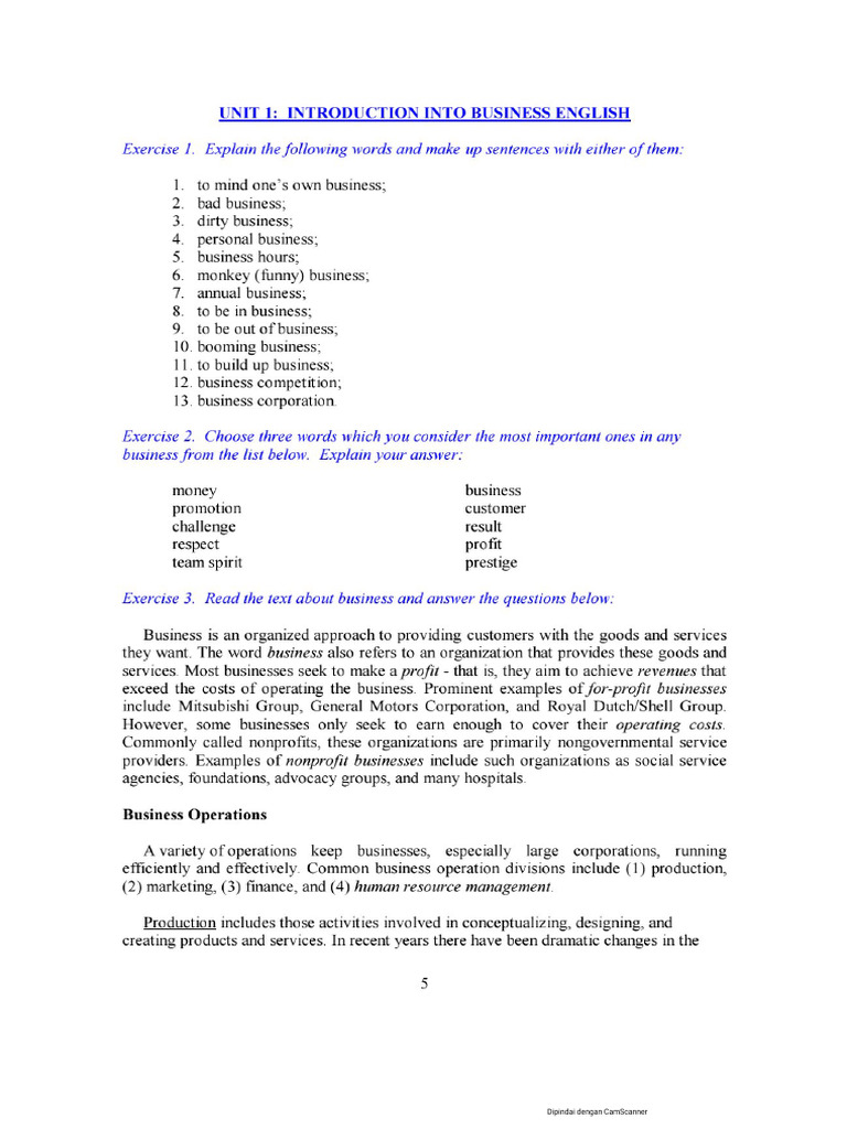 2 Introduction into Business English | PDF